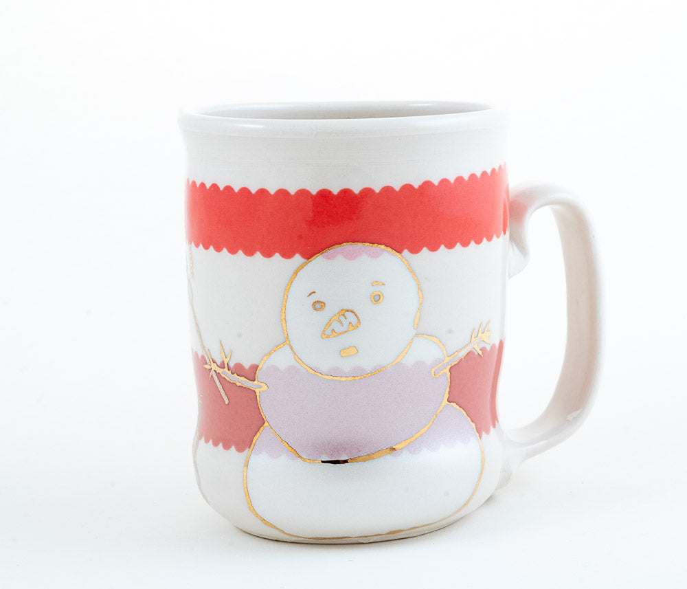 Anxious Snowman Roasting S'mores Cup (c-3120) 14 fl oz – Ayumi Horie